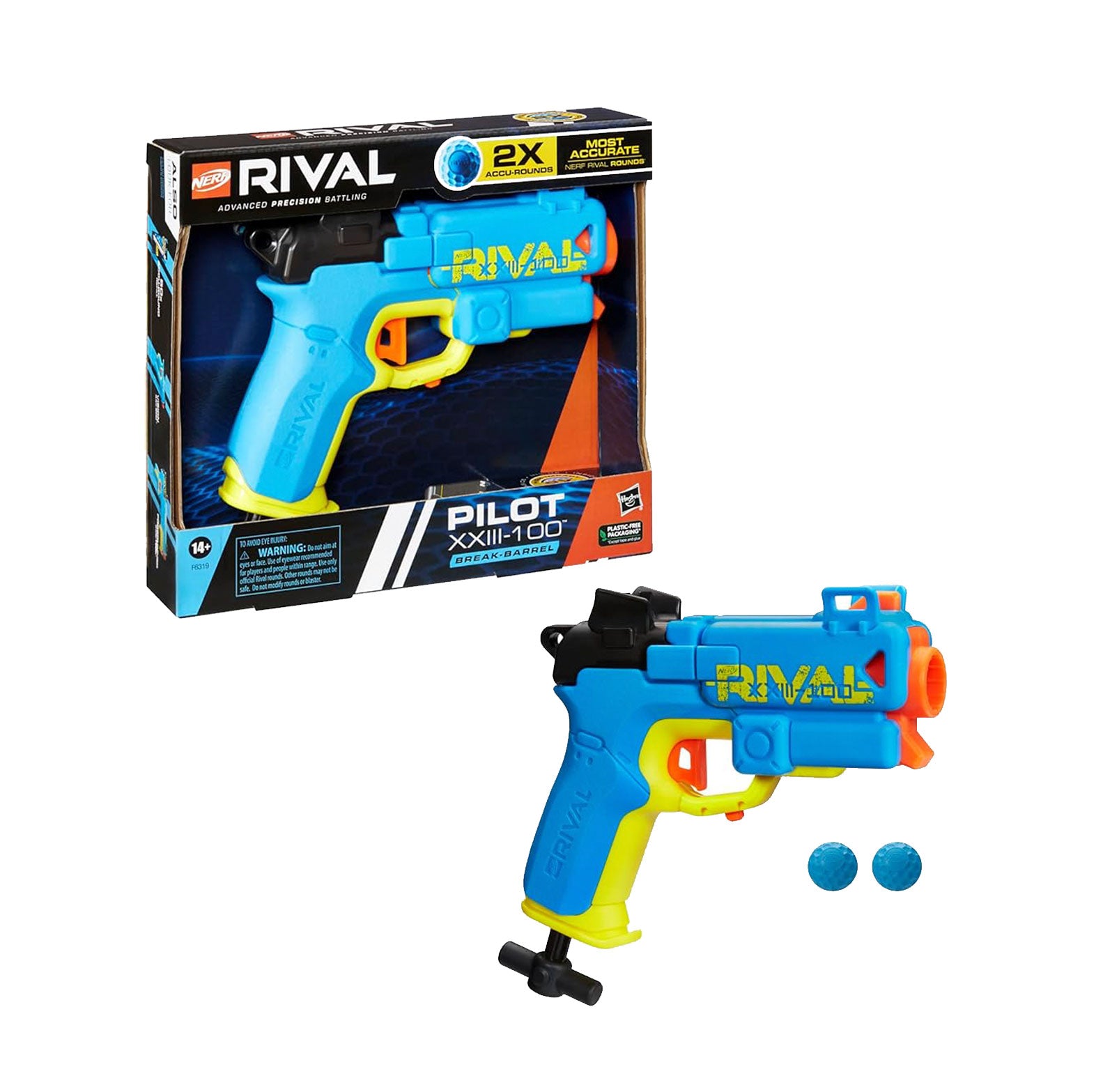 Nerf Rival Pilot XXIII 100 Blaster Most Accurate Rival System (S05) – Spotted Clothing