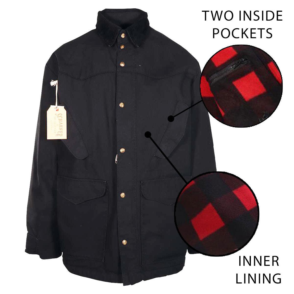 Schaefer Outfitter Men's Jacket Black Polar Drifter (S02) – Spotted ...