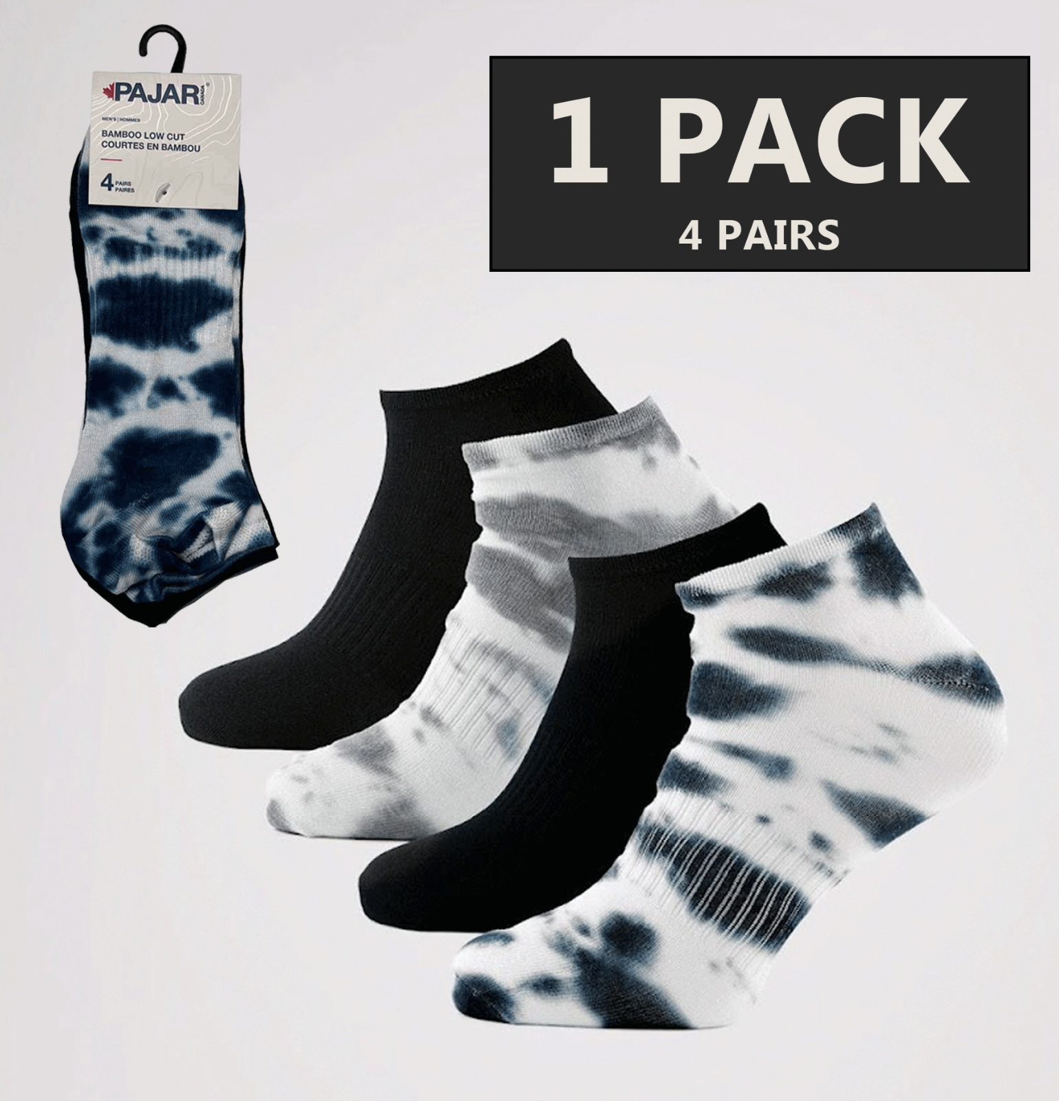 Pajar Men's 4 Pairs Socks Bamboo Low Cut (S01) – Spotted Clothing
