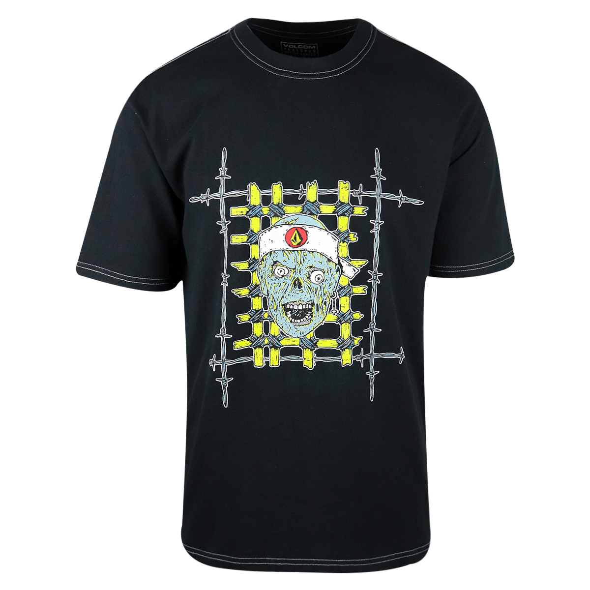 Volcom Men's Black Richard French S/S T-Shirt (S44) – Spotted Clothing